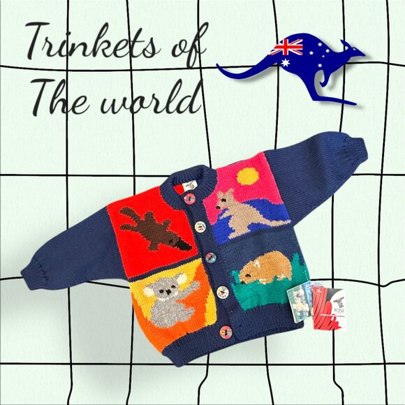 Handmade | Shirts & Tops | Vintage Handmade Australian Themed And Wool ...